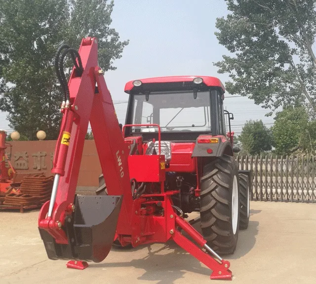 Pto Backhoes,Tractor Mounted Backhoe Attachment For Yto Tractor - Buy ...