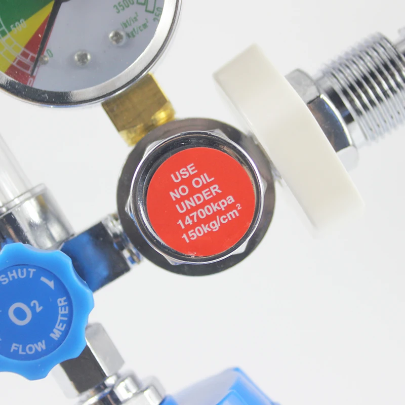 Medical Cga540 Female Thread High Pressure 200bar Oxygen Regulator With ...