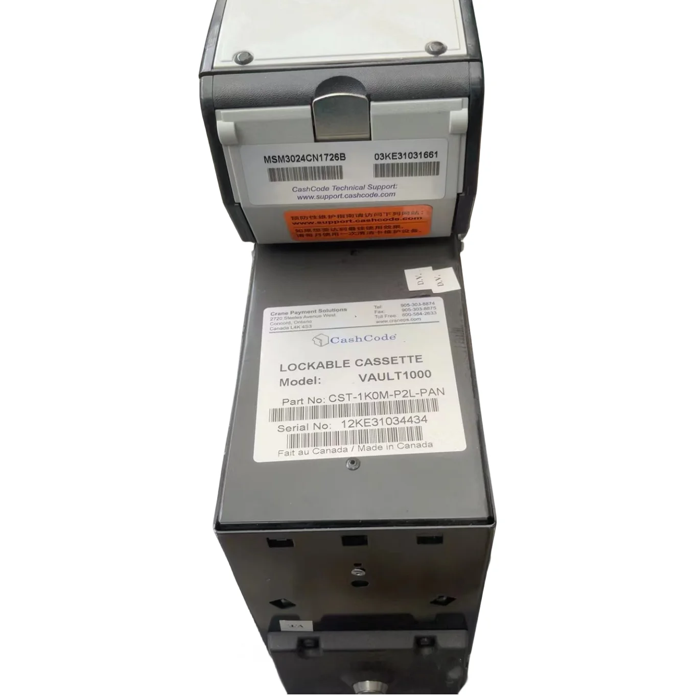 Cashcode MSM3024 Bill Acceptor - Reliable Banknote Validator