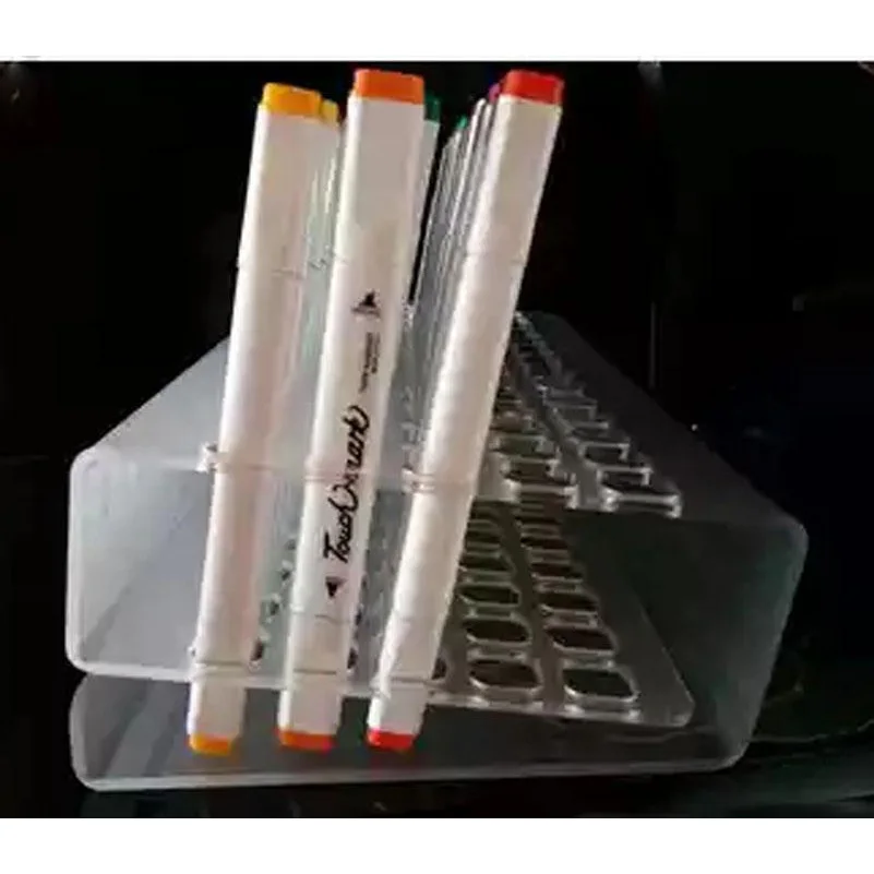 Wholesale Premium Clear Acrylic Pen Rack - Copic Markers
