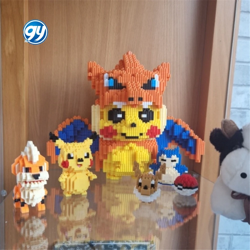 Animated Pikachu Building Blocks Mini Figures Toy - Educational Model ...