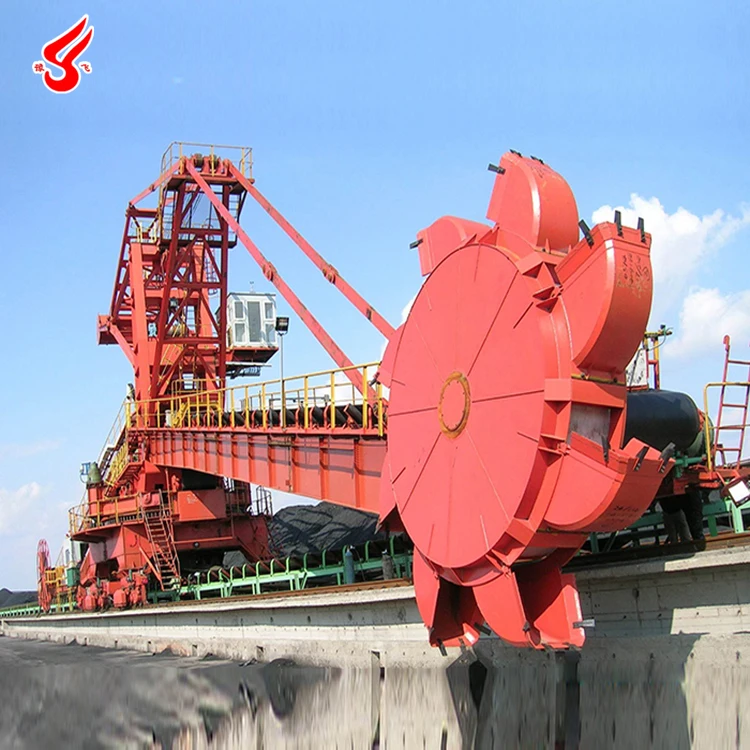 Dql2500/3000 Bucket Wheel Stacker Reclaimer For Sandy Soil Coal Cement ...