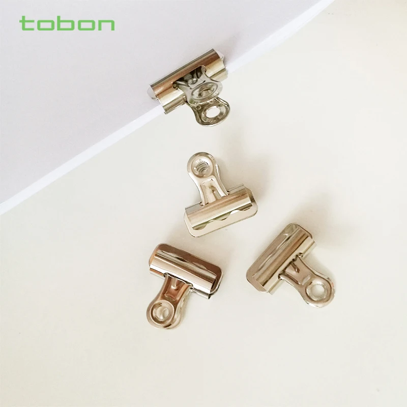 Metal Silver Strong Binding Bulldog Clip - Versatile & Durable
