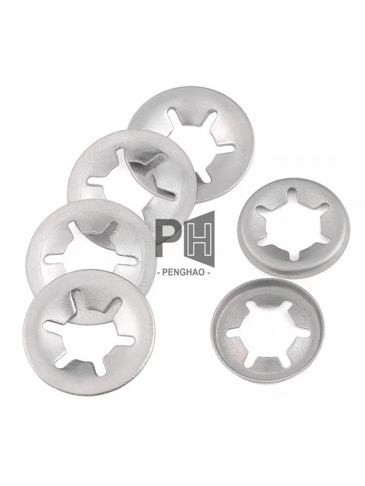 M3 to M20 Stainless Steel Star Lock Ring Bearing Inner Teeth Without ...