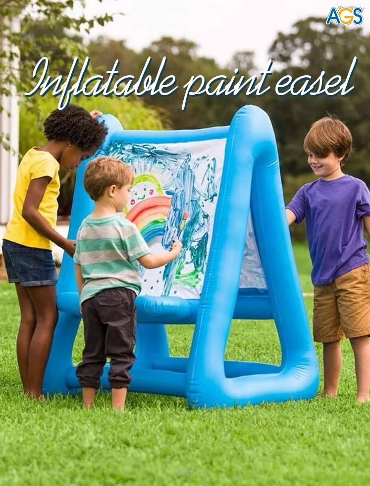 Heavy-duty Vinyl Inflatable Indoor And Outdoor Easel For Kids With ...