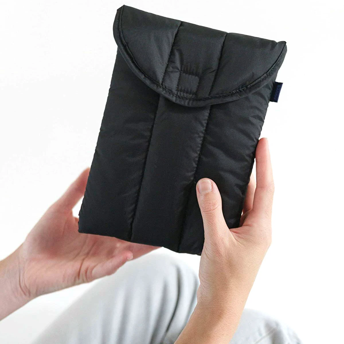 8 Inch Nylon Puffy Tablet Sleeve Case - Quilted Protection