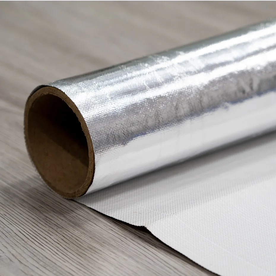 Aluminum Foil Coated Fiberglass Cloth - Fireproof & Insulating