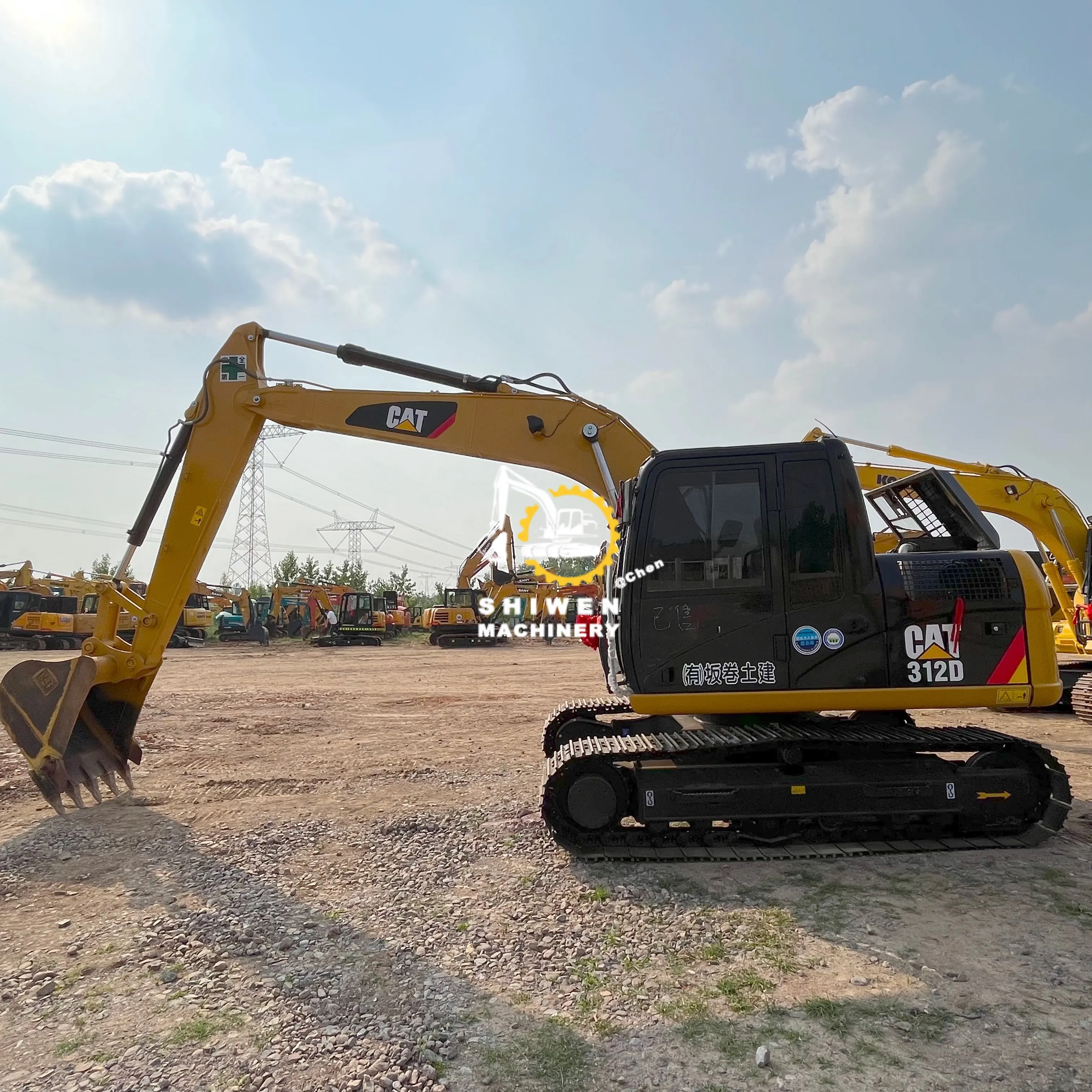 Used Cat312 Japan Caterpillar 312d Crawler Excavator In Good Condition ...