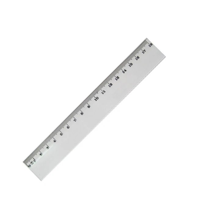 18cm Straight Plastic Ruler - Buy 18cm Ruler,Measuring Ruler,Straight ...