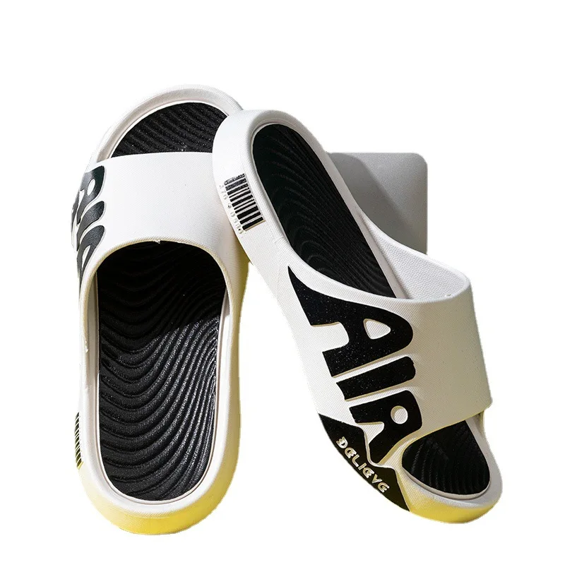 Fashion Street Outdoor Sports Basketball Style Slippers Soft Thick ...