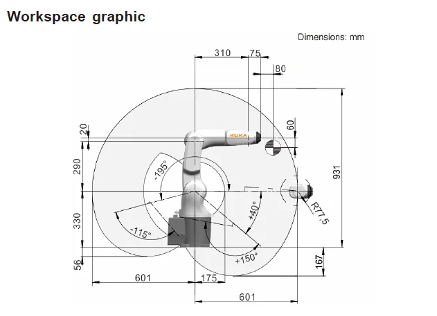 Kuka Kr 4 R600 Robot Arm With Cngbs Robot Gripper For Handling And Assembly In Small Automation ...