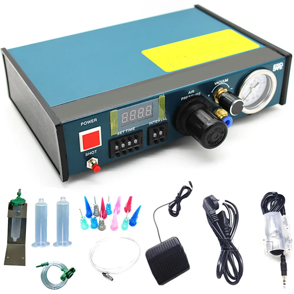 983a Professional Precise Digital Auto Glue 983a Dispenser Solder Paste Liquid Controller ...