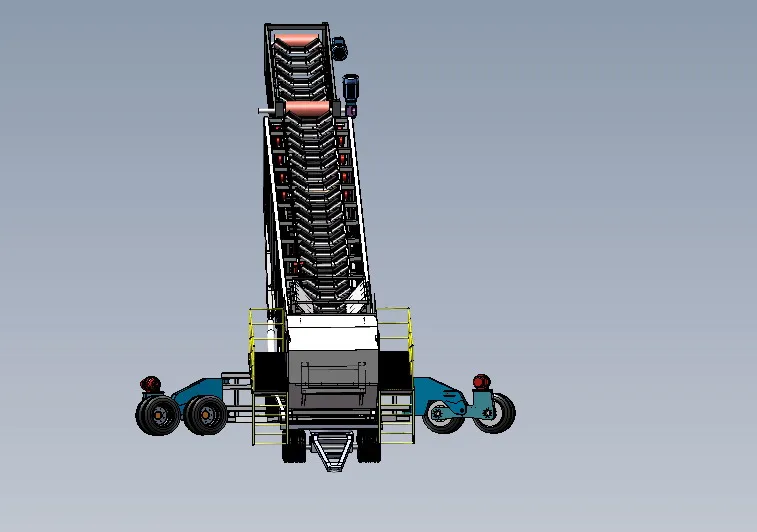 Stockpiling Wheel Radial Telestacker Portable Grasshopper Conveyors ...