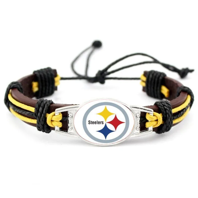 Wholesale 32 US NFL Bracelets - Unisex Adjustable Bangles