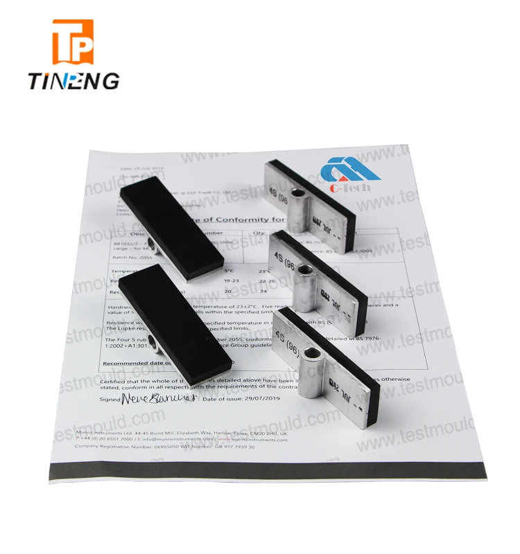 3" 96C Rubber Slider for Pendulum Skid Resistance Tester