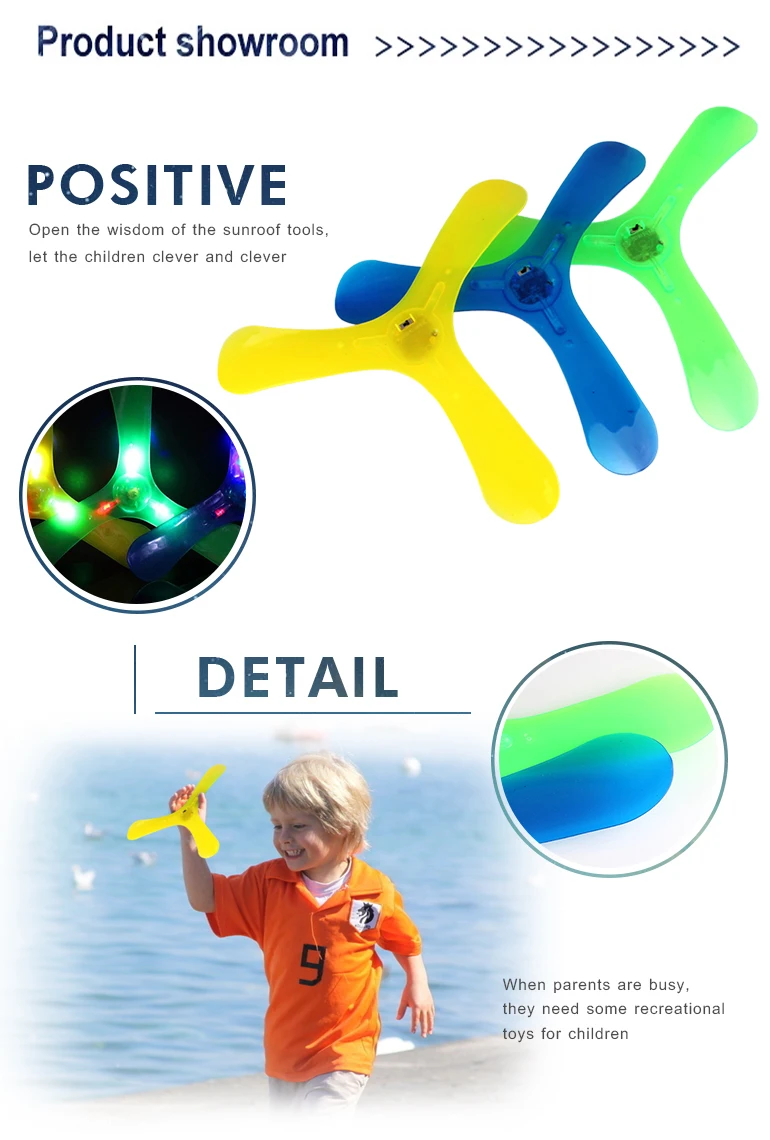 Chengji Beach Flashing Plastic Lights Child Sport Flying Disc Outdoors ...