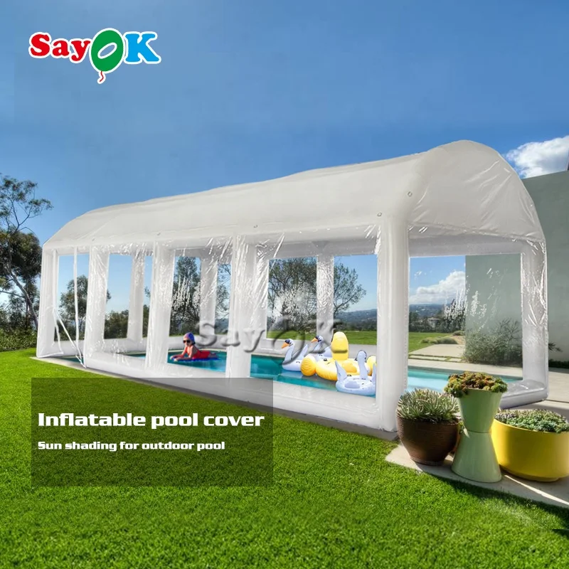 Customised Inflatable Dome Tent Pool Covers - Durable & Efficient