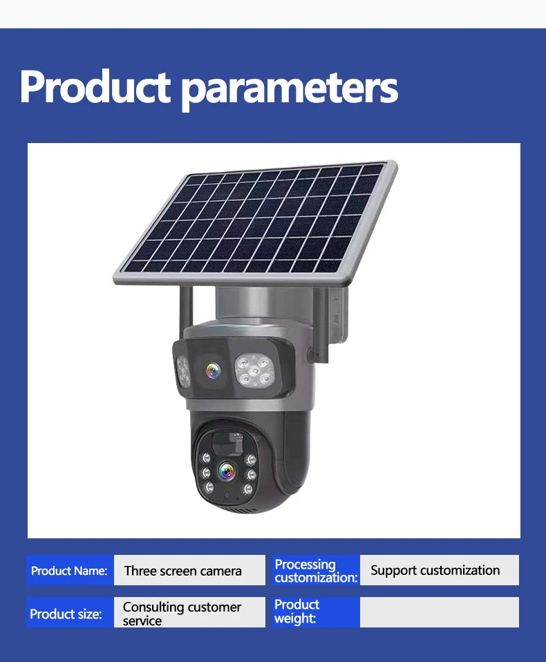 Eseecloud 8mp Solar Powered 4g Wireless Security Camera Odm | Wholesale