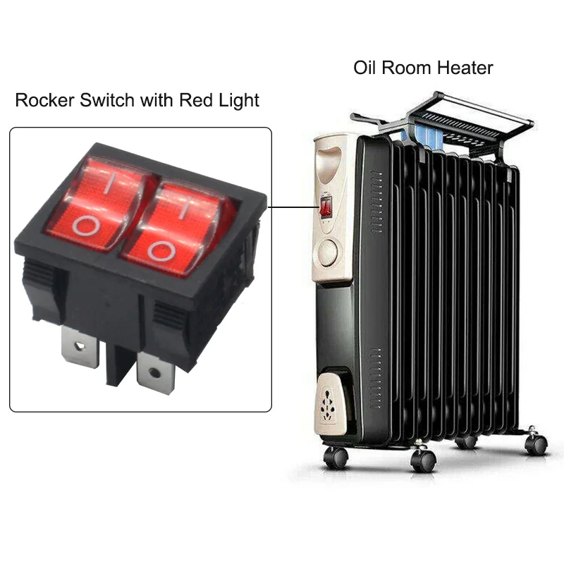 250vac 16a T105 55 Rocker Switch - Reliable Dual Position Control