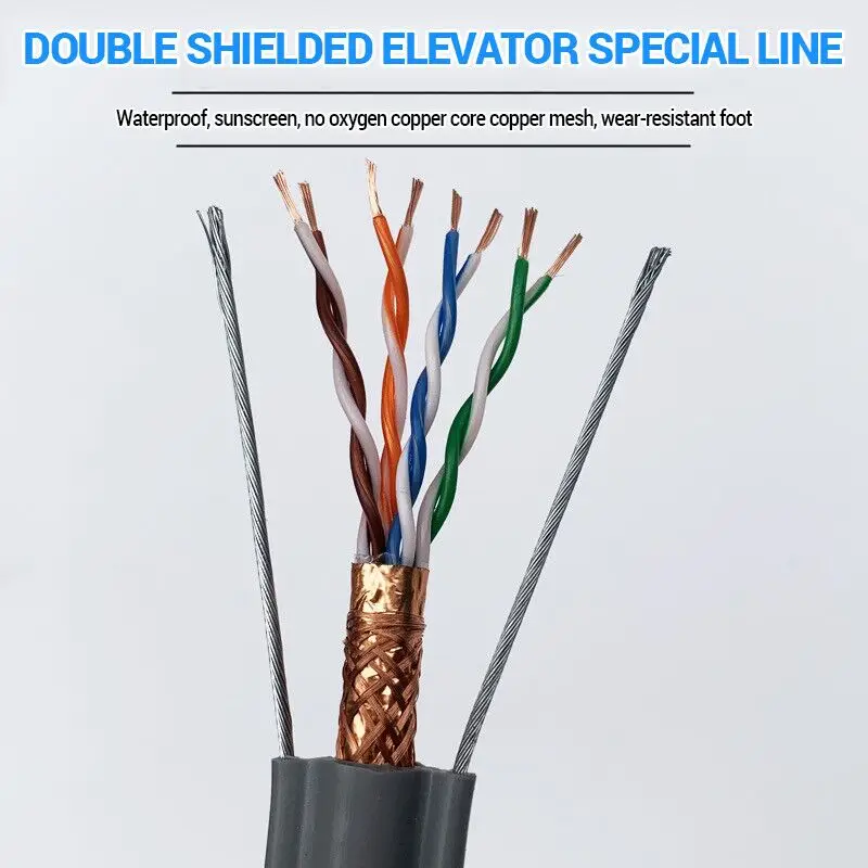 Elevator Wire Cat5e Cat6 Cat7 - Reliable Traveling Cable