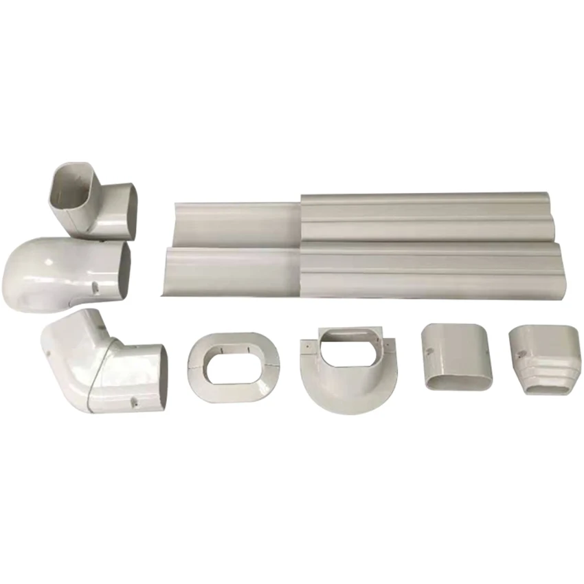 Decoration Duct Plastic Trunking Pvc Line Set Covers Outdoor Indoor Air ...