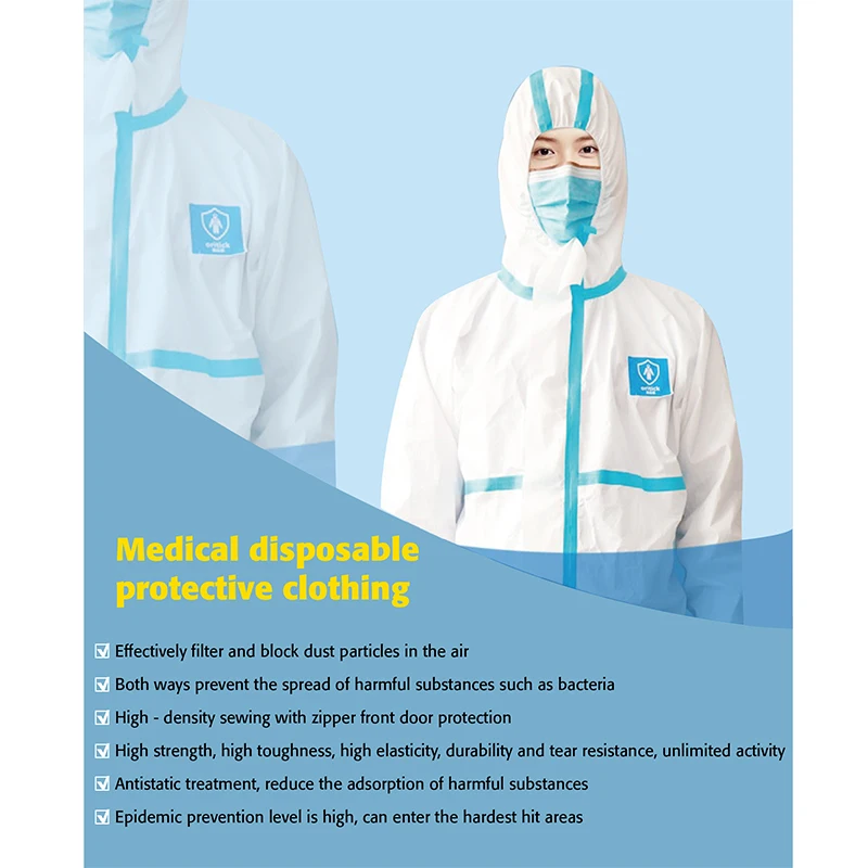 Making Machine Doctor Uniforms Medical Protective Coverall Widely Used ...