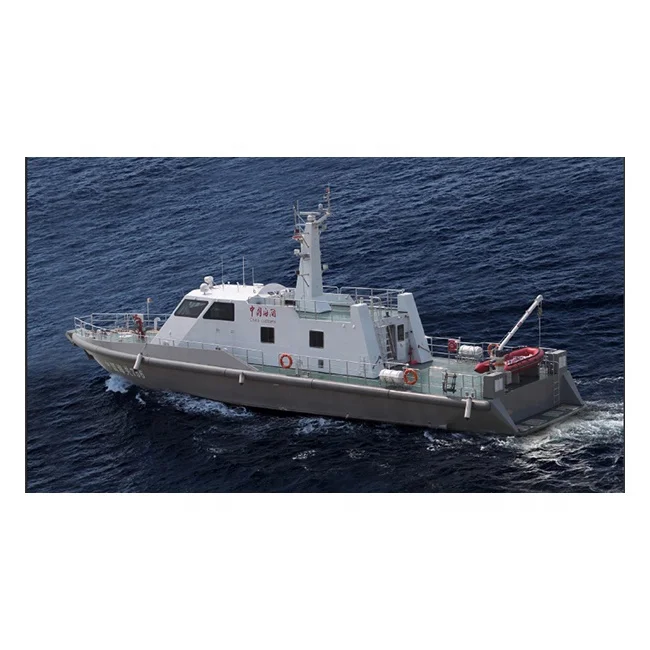 30m Fiberglass Patrol Boat For Sale Aluminum Catamaran With Crane ...