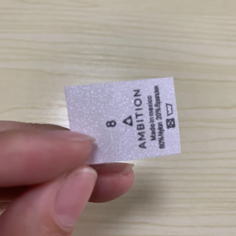 Baby's Clothing Print Label Garment Tear Away Care Wash Tag Clothing ...