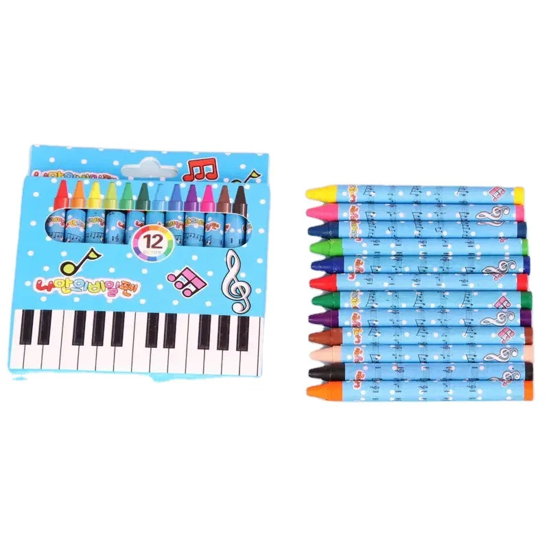 12pc Color Box Set Kids Drawing Crayons Wholesale Crayons - Buy Art ...