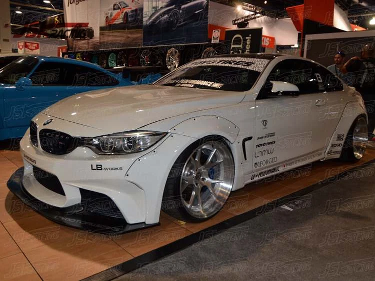 2013-2016 Lb Style Wide Glass Fiber Frp Body Kit For Bmw 4 Series F32 ...