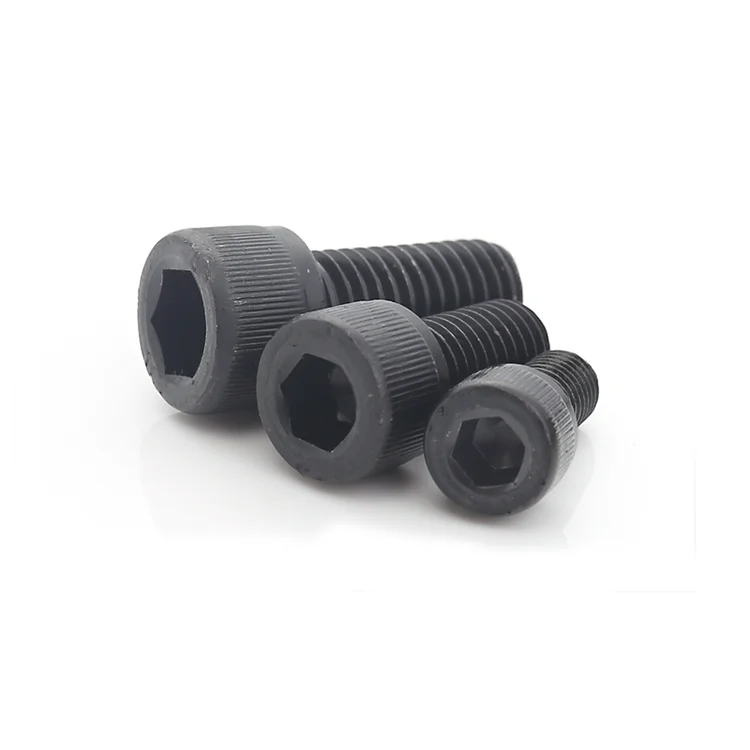 Black Iso 4762 Carbon Steel Blackening Hexagon Socket Head Cap Screws ...