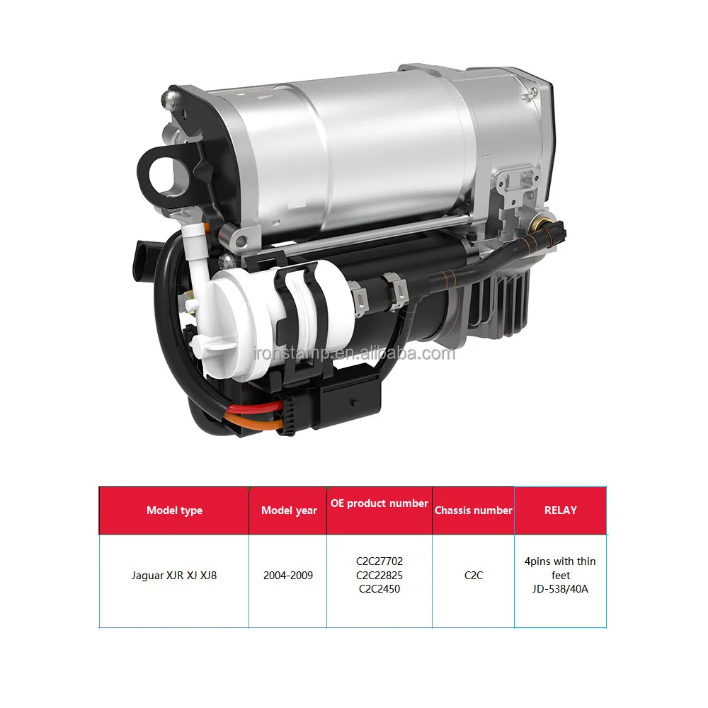 C2C27702 C2C22825 C2C2450 C2C Air Suspension Compressor for Jaguar XJR ...