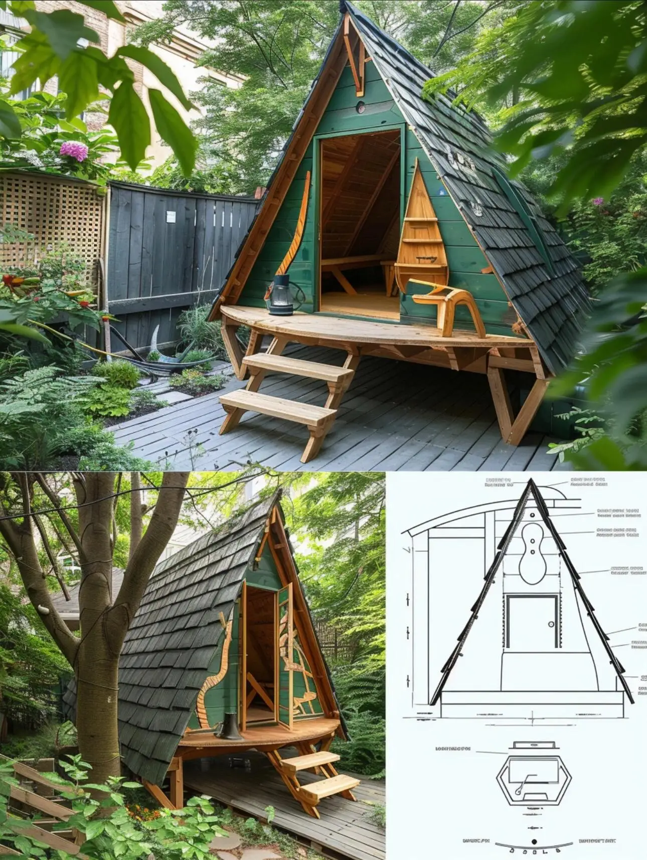 Modular Portable House - Triangular Steel Frame Full Home