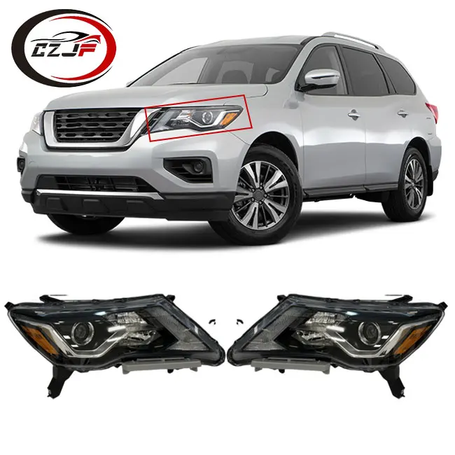 CZJF Lead Lamp Headlights for Nissan Pathfinder 2017 2018 2019 2020 ...