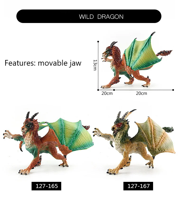 Jurassic Magic Dragon Model - Lifelike Dinosaur Toy