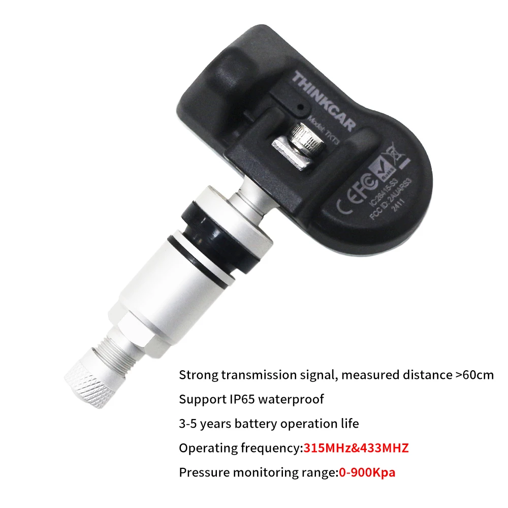 Thinkcar T90 Tpms Tire Pressure Diagnostic Tool 315mhz & 433mhz Sensor ...