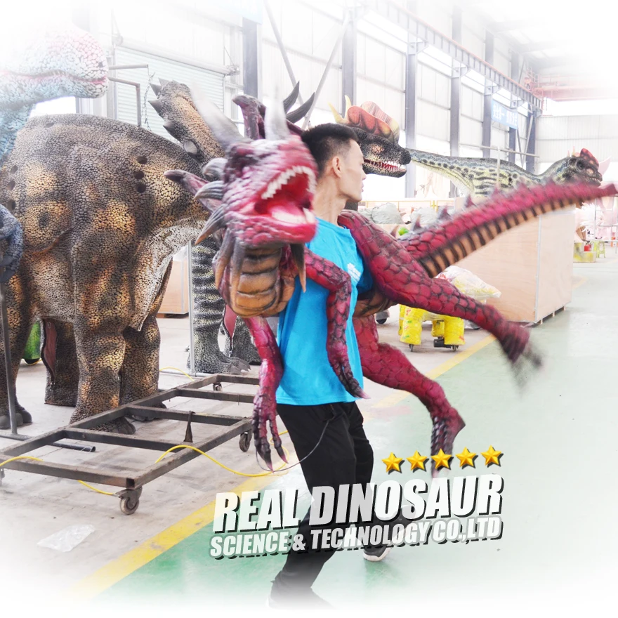 Adult Hand Operated Animatronic Dragon Puppet - Cute Dragon