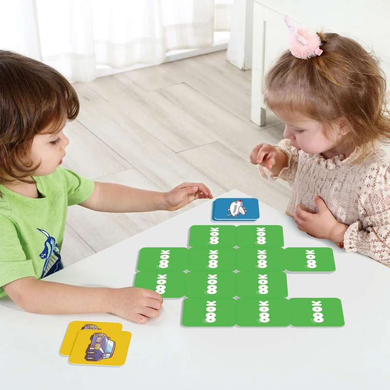 Early Education Box Cognitive Card Toy Hourglass Montessori Early 4 In ...
