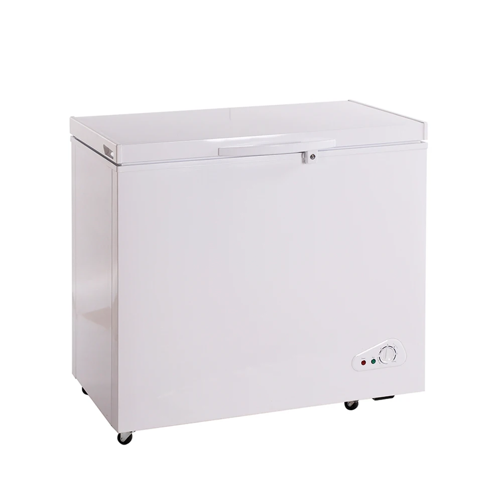 Bd-200q Hot Sale Single Door 200l Chest Freezer Top Open Door Household ...