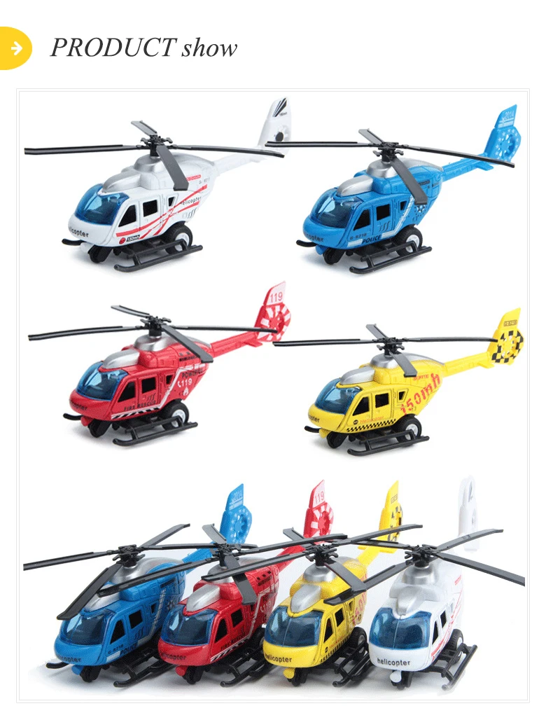Hot Selling Diecast Diy Mini Alloy Toy Model Helicopter - Buy Pull ...