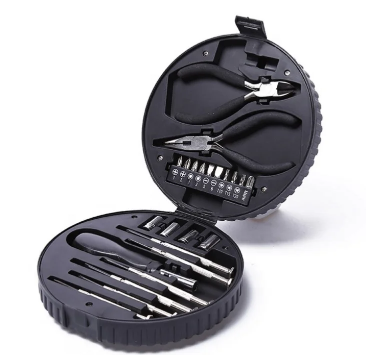 24pcs Promotional Tyre Hand Tools Portable Tyre Shape Tool Kit ...