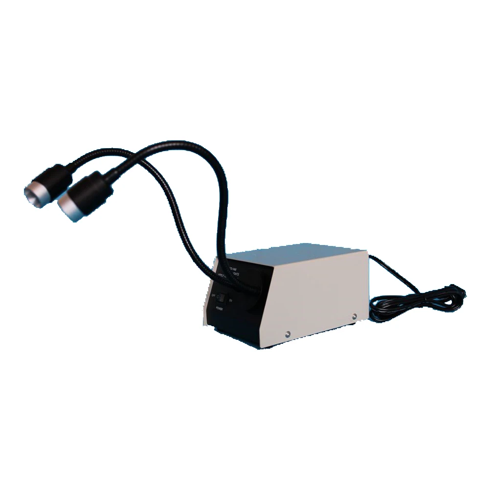 HXD-II Dual Gooseneck Microscope LED Point Cold Light Source