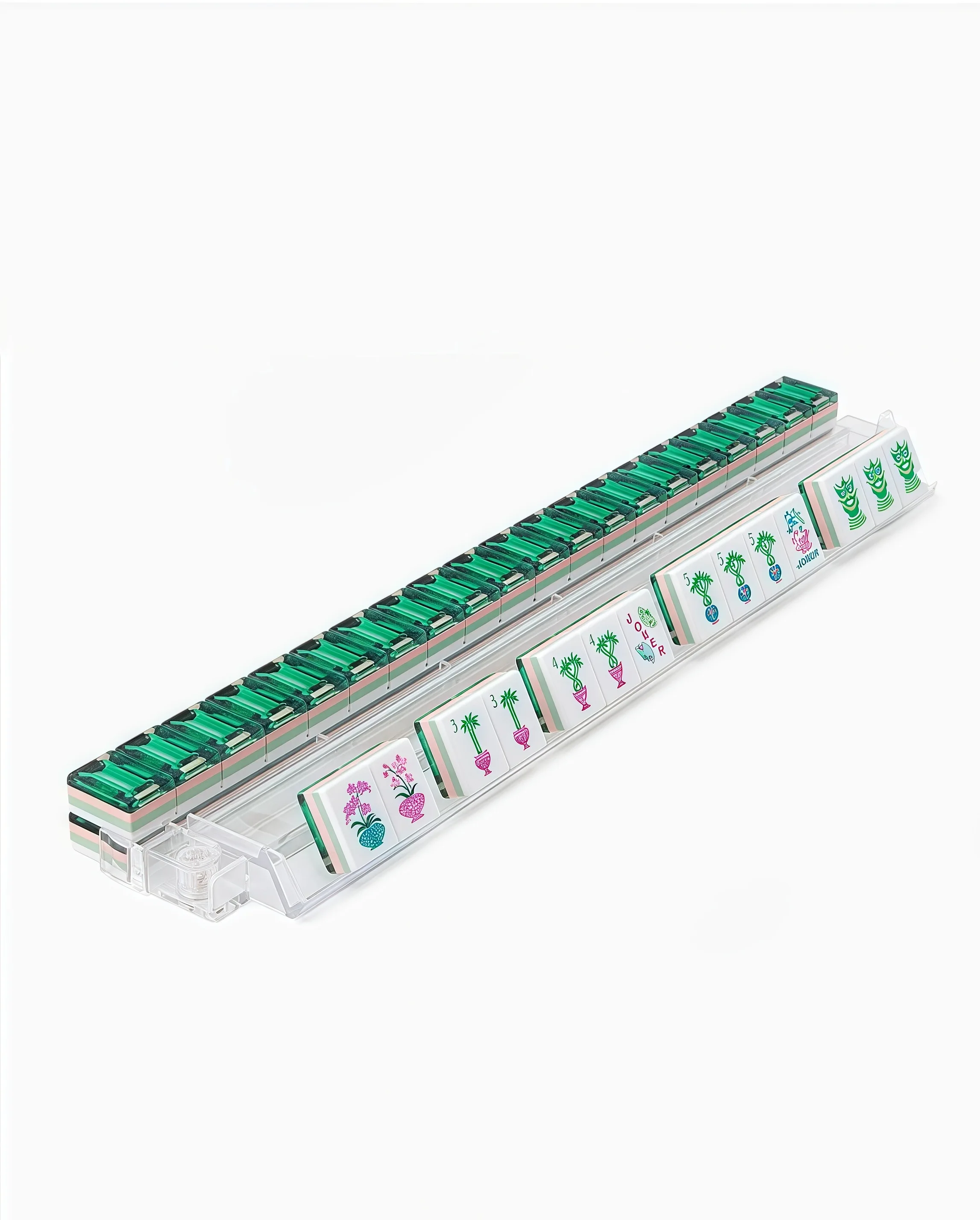 Custom American Crystal Luxury Mahjong Tiles Durable Water Resistant ...