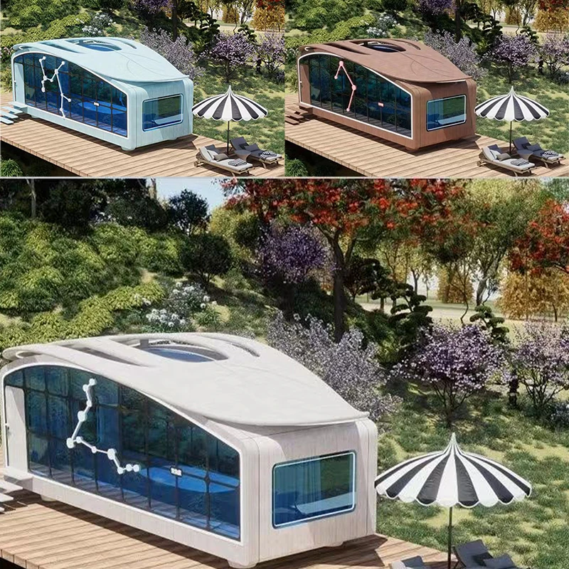 Modular Prefabricated Beach Expandable Container House Hotel Space ...
