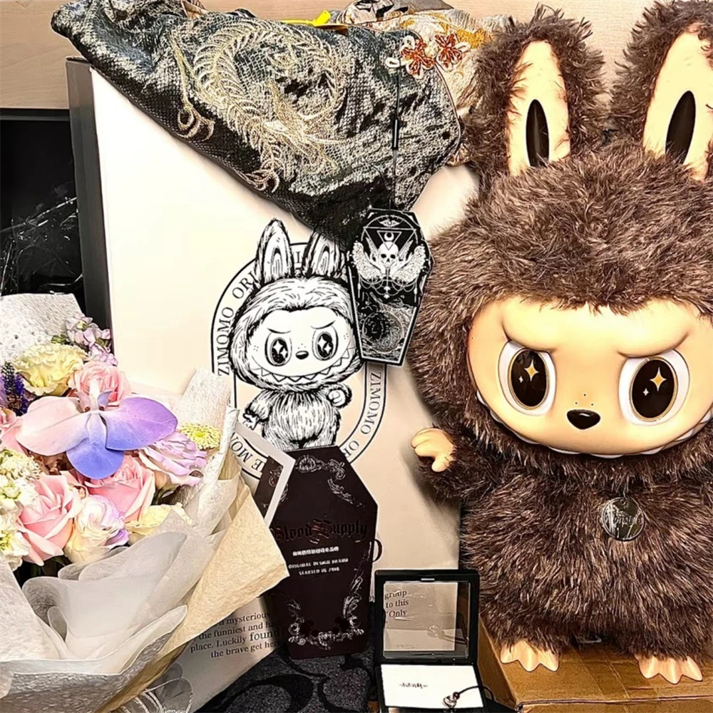 Popmart Authentic Labubu Original the Monsters Labubu ZIMOMO I Found You Angel in Cloud Large ...