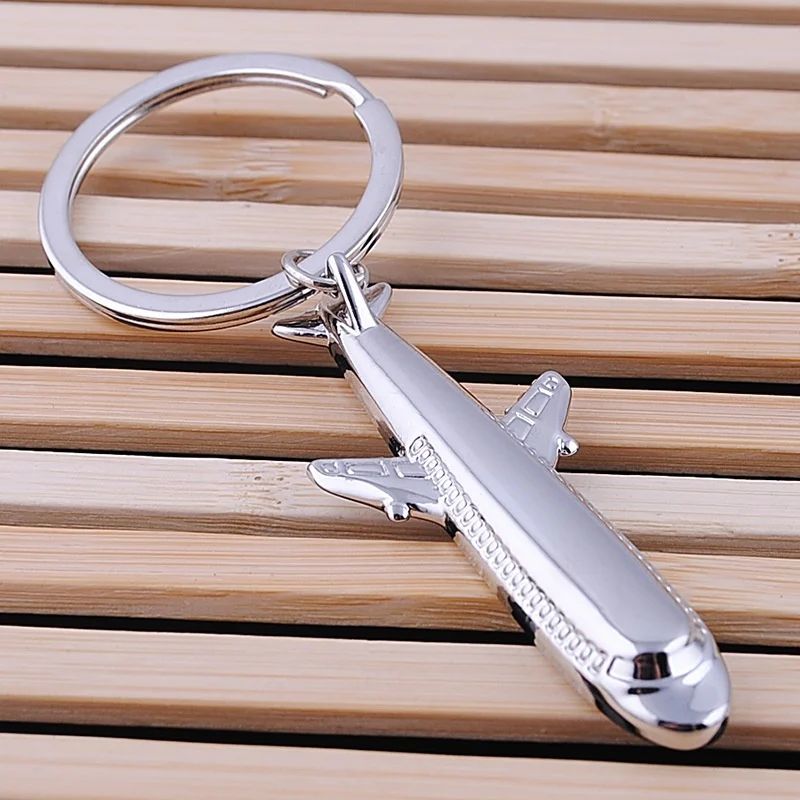 Creative Metal Airplane Keychain - Fighter Jet Pendant