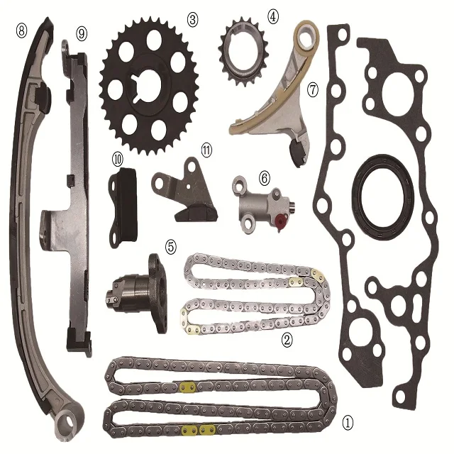For Toyota 3RZFE FAW Toyota Skoda 2.7 Jinbei Kuris Timing Chain Repair ...
