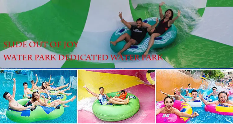 4 Person Pure Pvc Family Round Raft Tube Inflatable Water Park Raft For ...