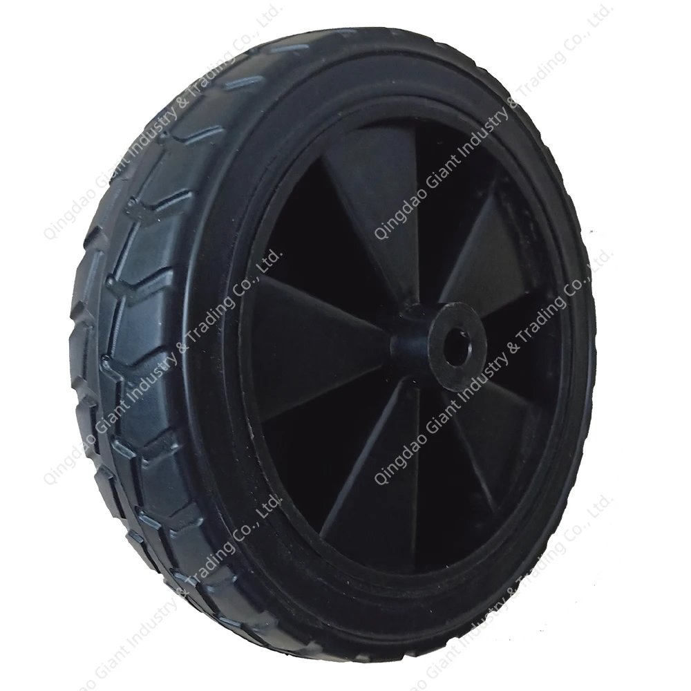 6x1.5 Inch Wagon Wheels For Utility Wagon Cart,Plastic Wheels With Tpr ...