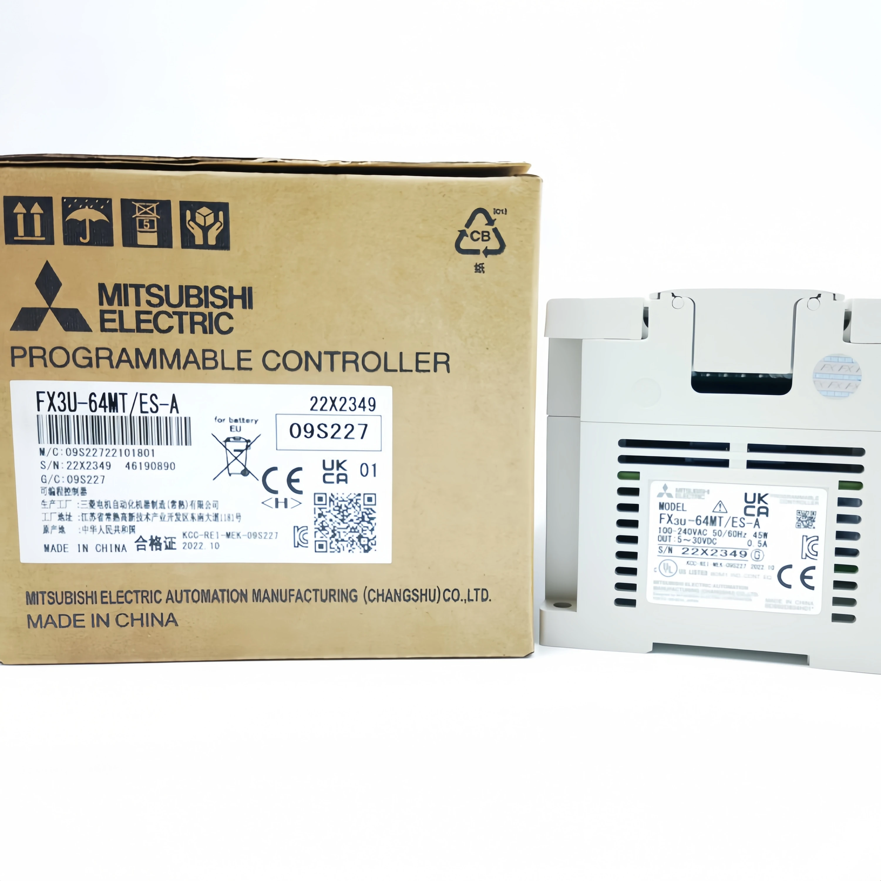 Mitsubish Programmable Controller Fx3u-64mt/es-a Brand New Original Genuine Fx3u-64mt/es ...
